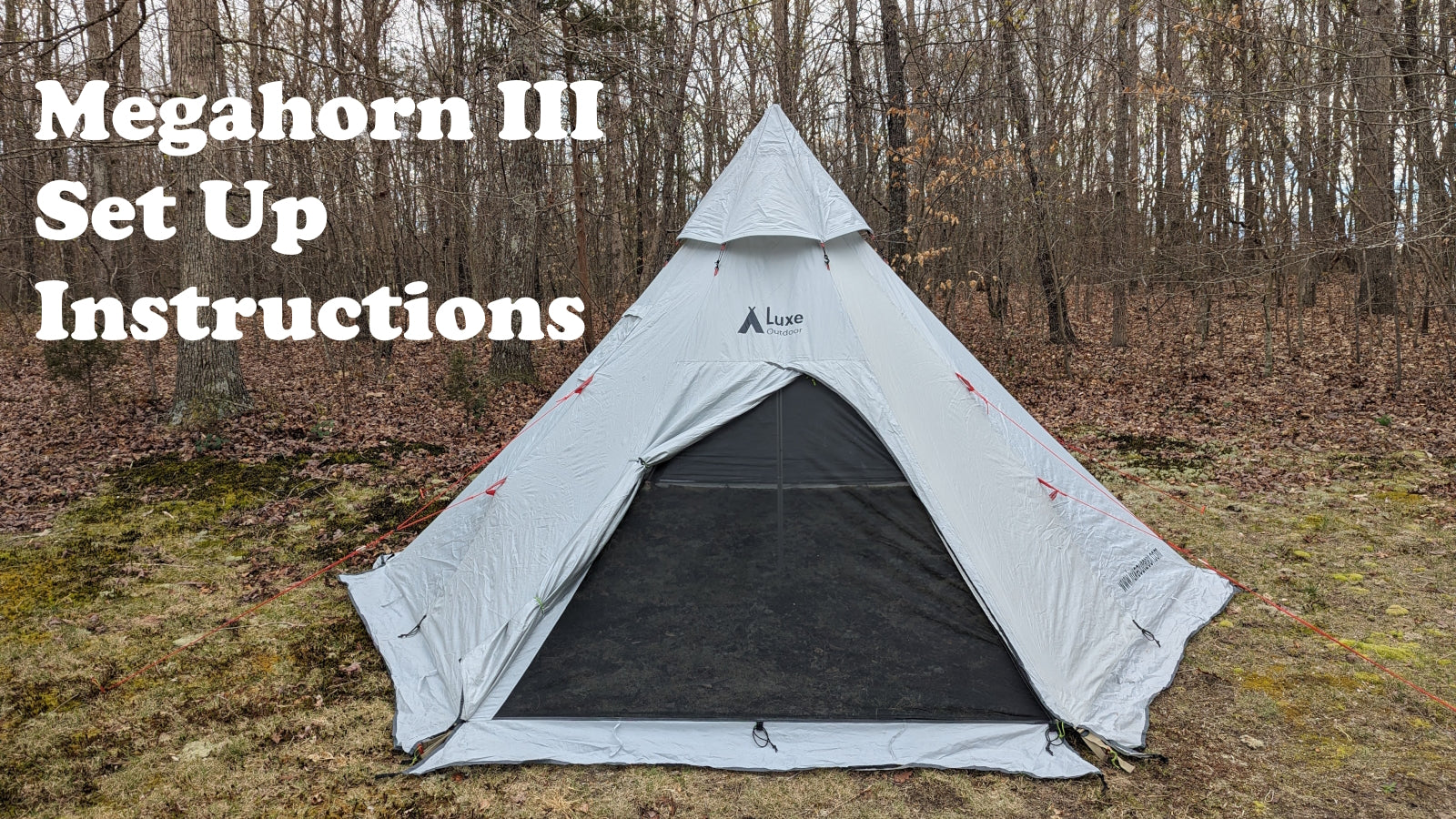 Megahorn 3 Hot Tent Shelter – ThreeRidgesGearCo
